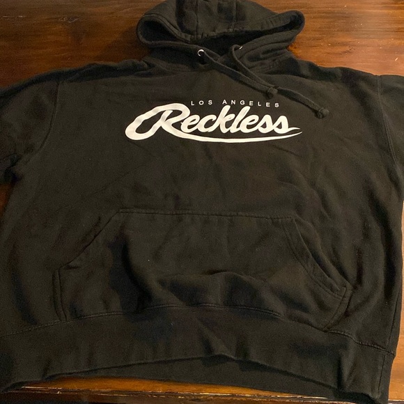 Young & Reckless | Shirts | Young Reckless Los Angeles Black Hoodie | Poshmark